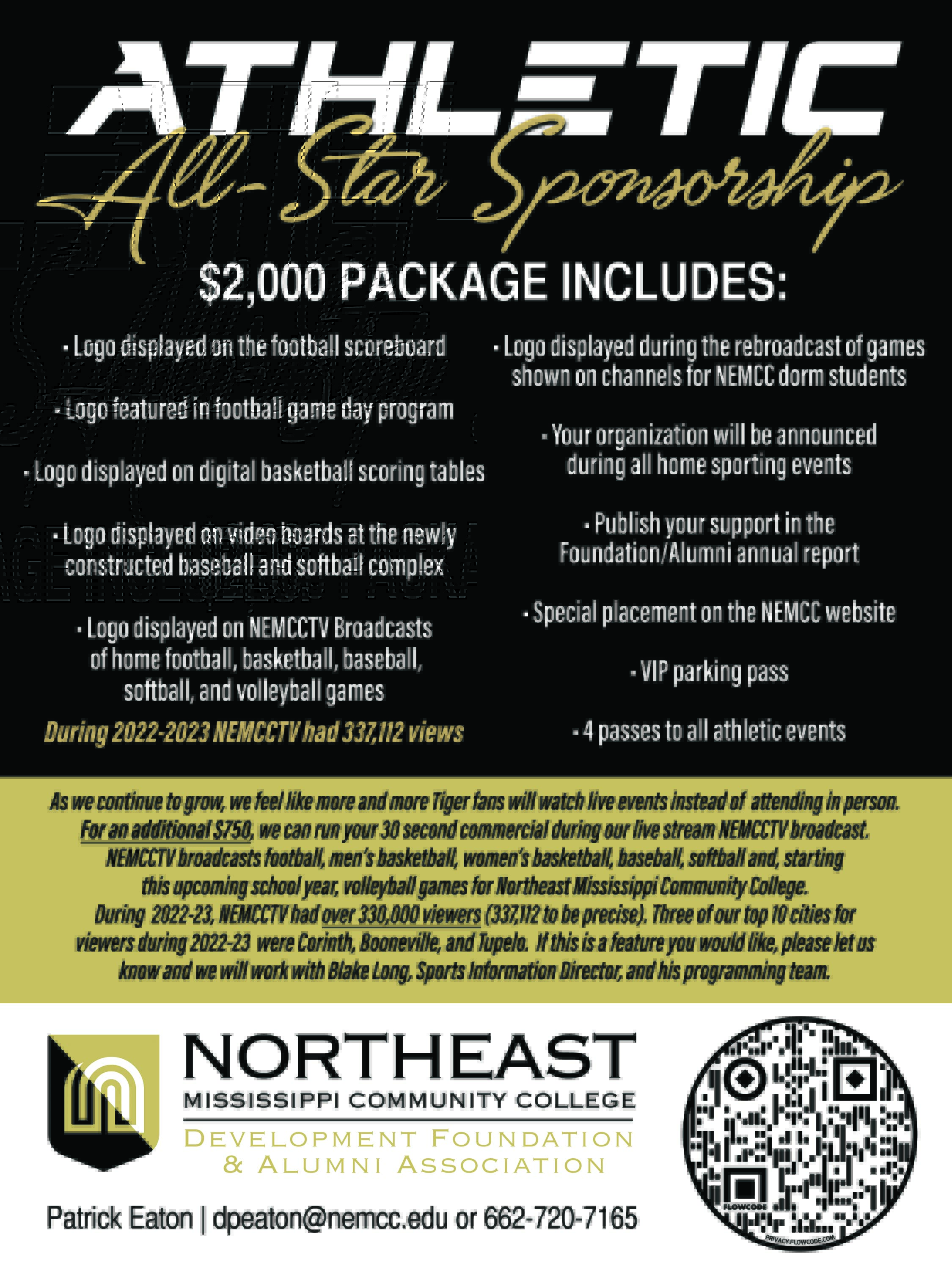 Athletic All-Star Sponsors | Northeast Mississippi Community College